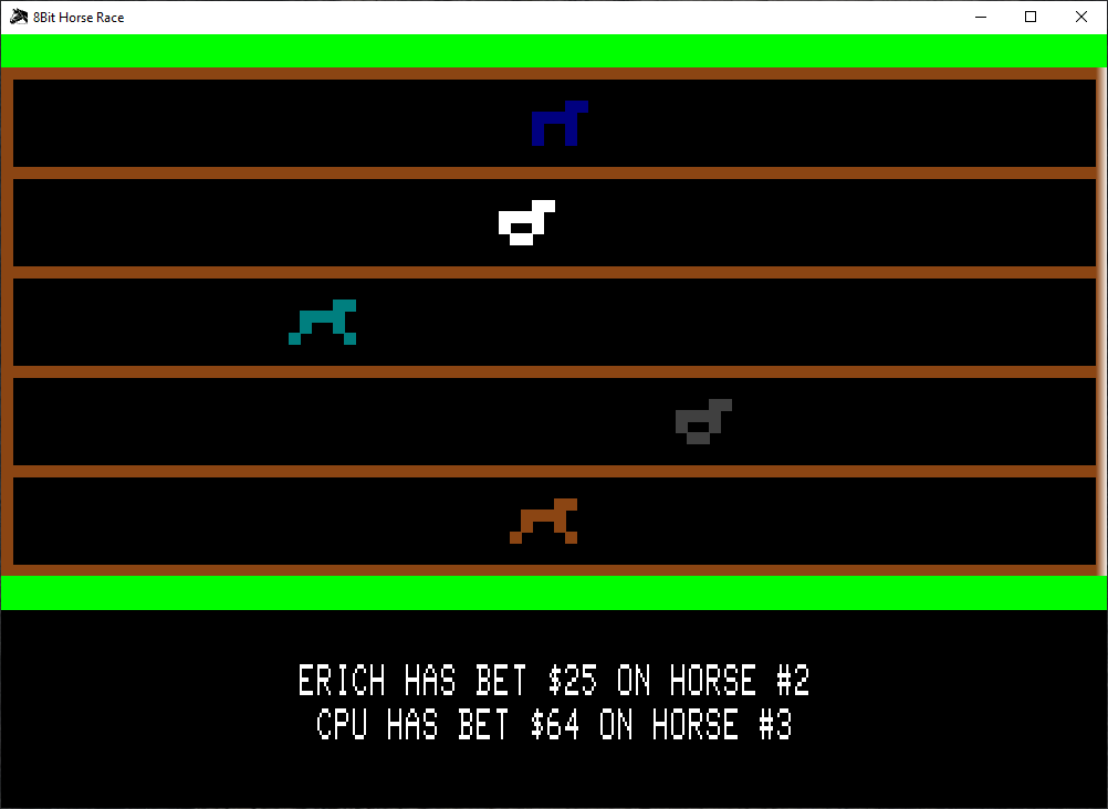 8Bit Horse Race – Erich Kohl