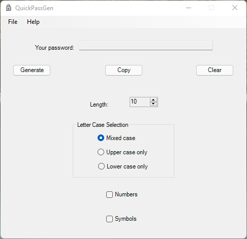 QuickPassGen – Erich Kohl