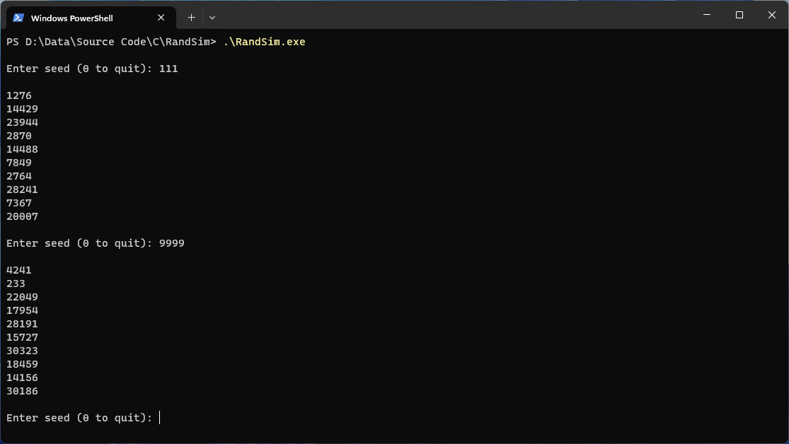 RandSim – Erich Kohl