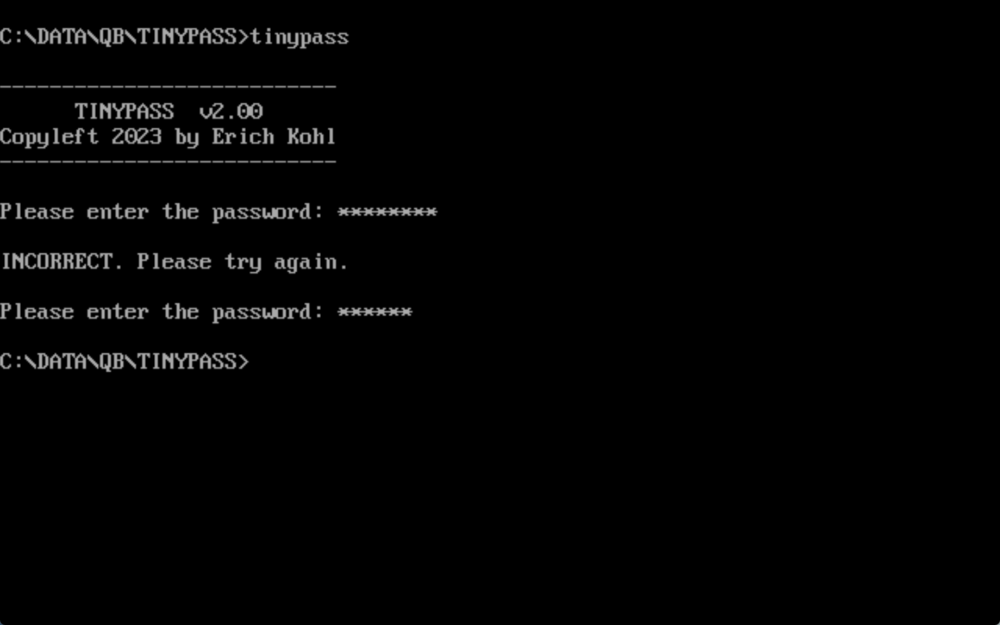 TINYPASS – Erich Kohl